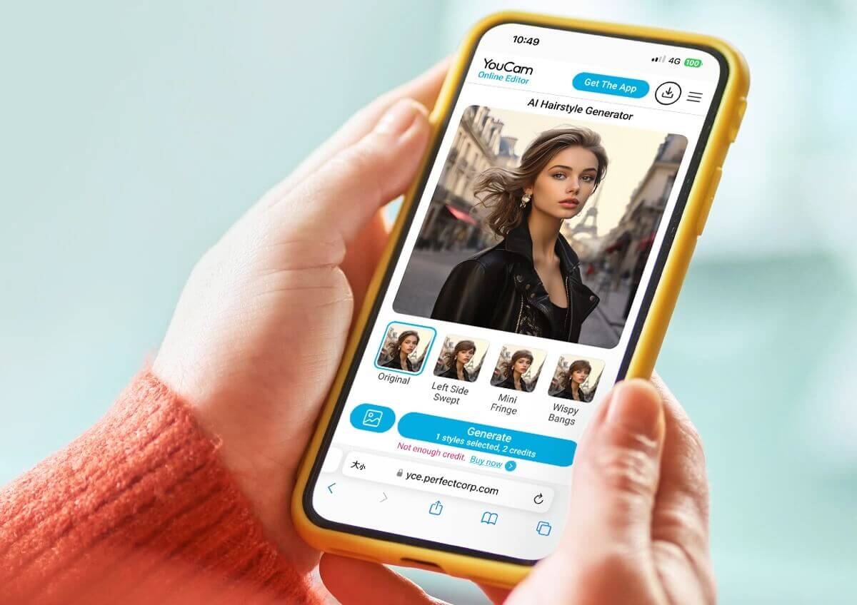 Virtually Try On Bangs with Bang Filters