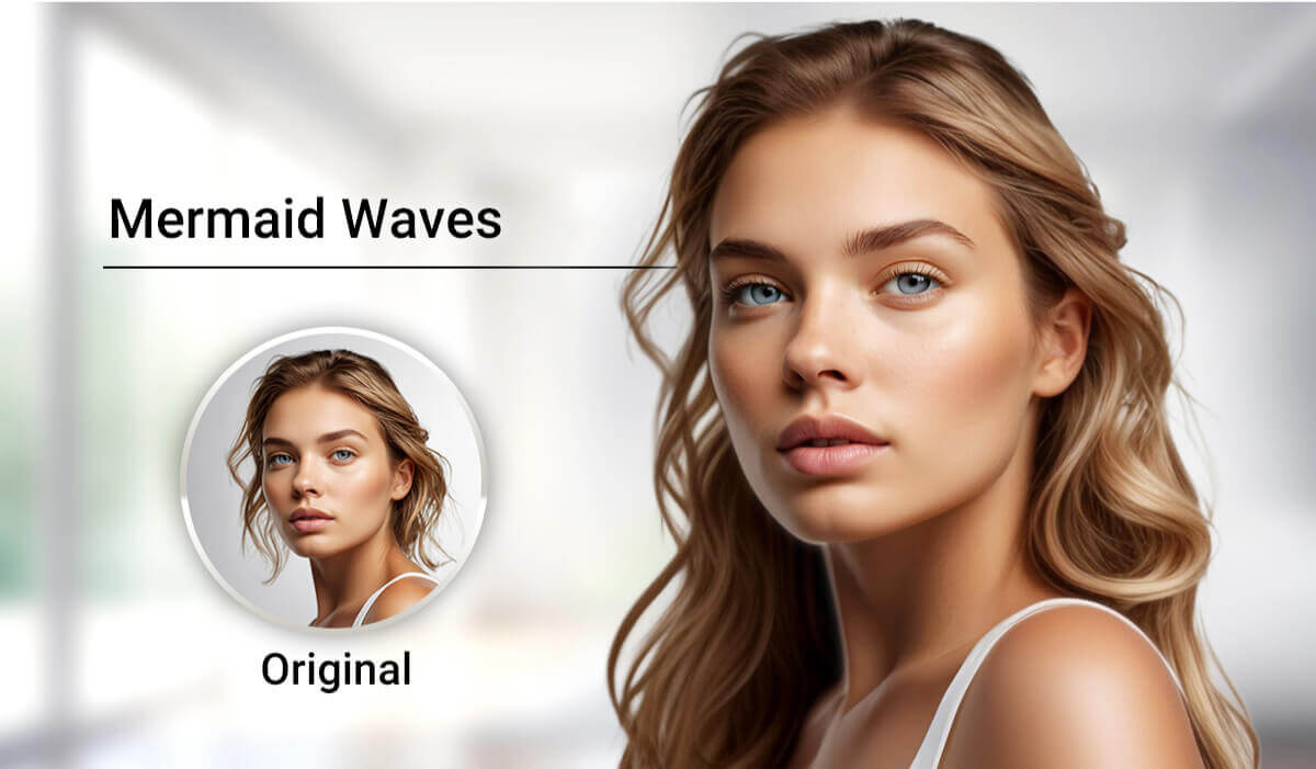 Virtual Hair Extension Try-On | Extra Long Before & After