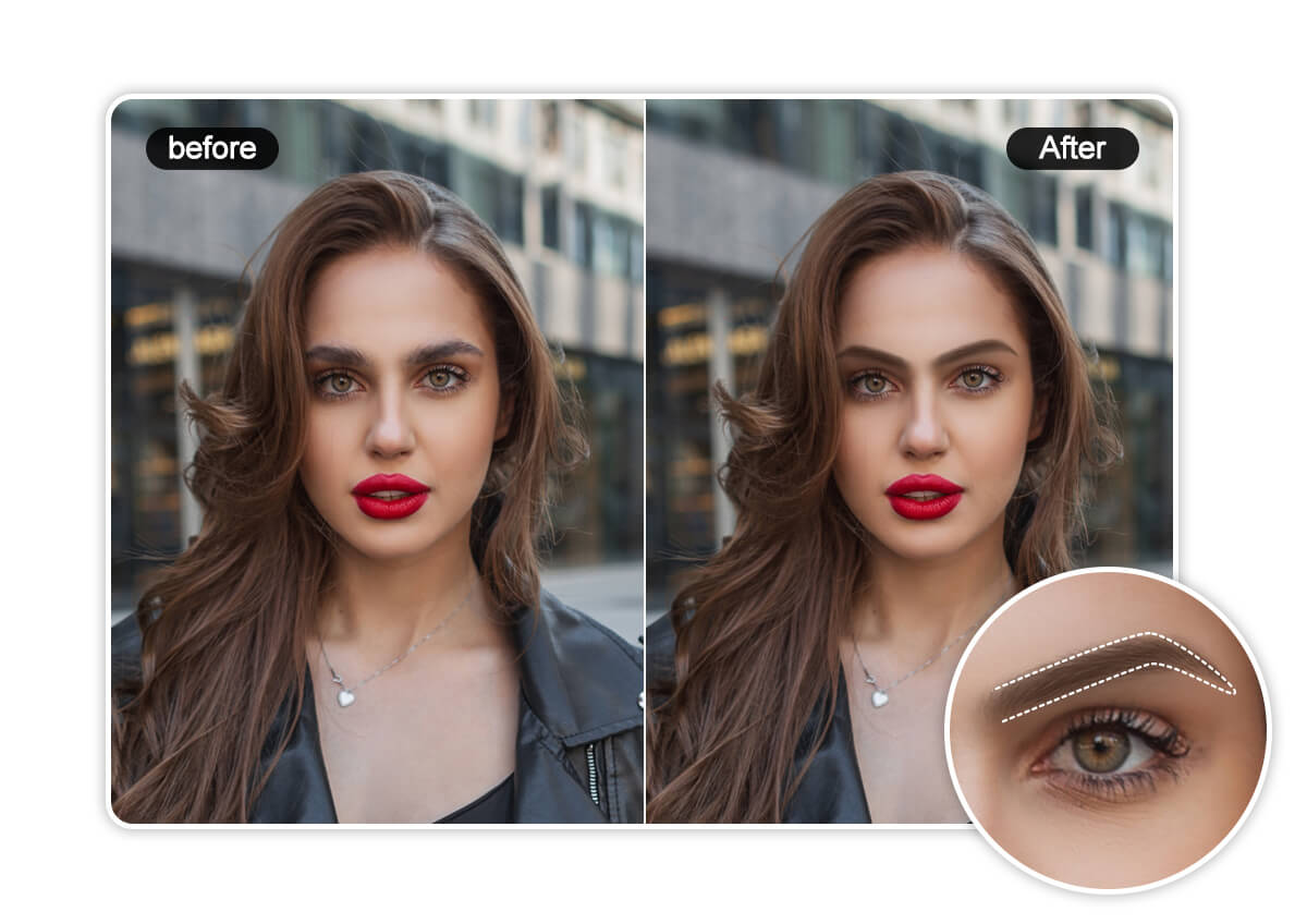 Eyebrow Filter: Eyebrow Shape & Color Try-On Online